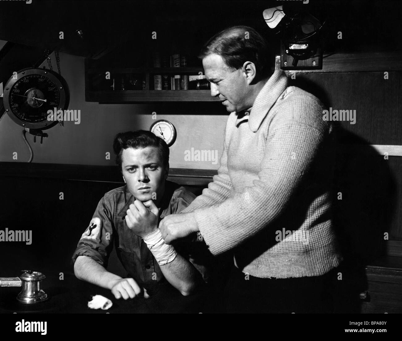 RICHARD ATTENBOROUGH, JAMES HAYTER, MORNING DEPARTURE, 1950 Stock Photo ...