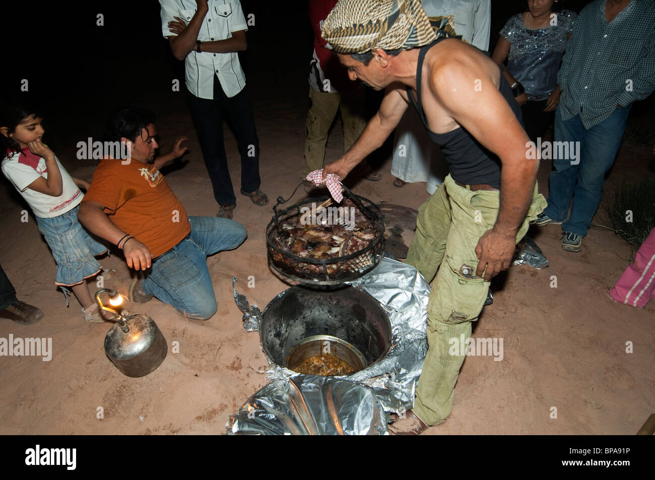 Traditional Bedouin Food Stock Photo - Alamy