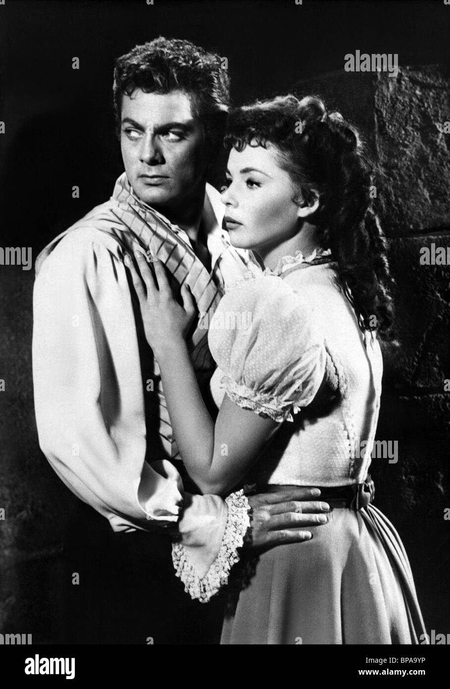 TONY CURTIS & COLLEEN MILLER THE PURPLE MASK (1955 Stock Photo ...