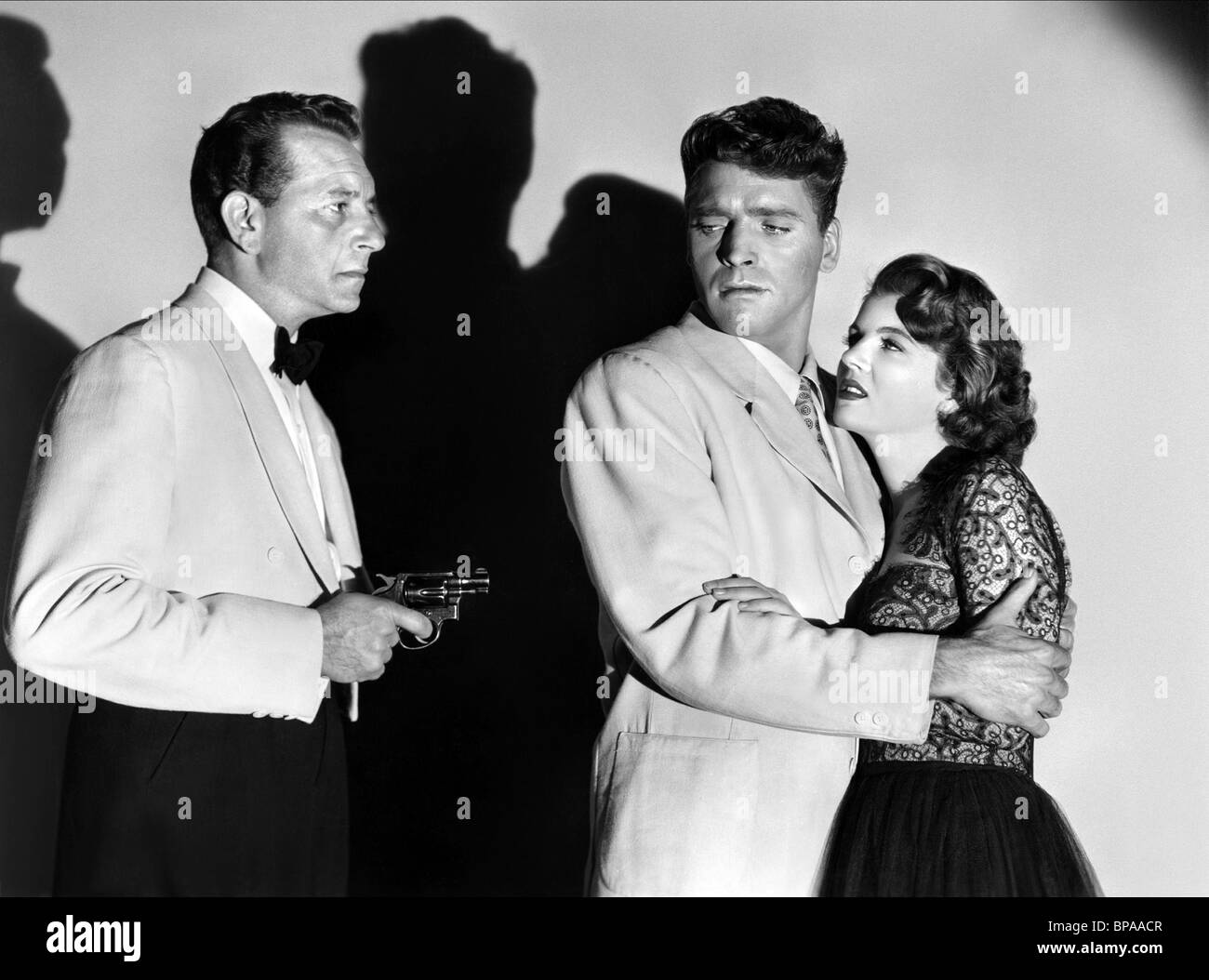 Paul henreid burt lancaster corinne Black and White Stock Photos ...