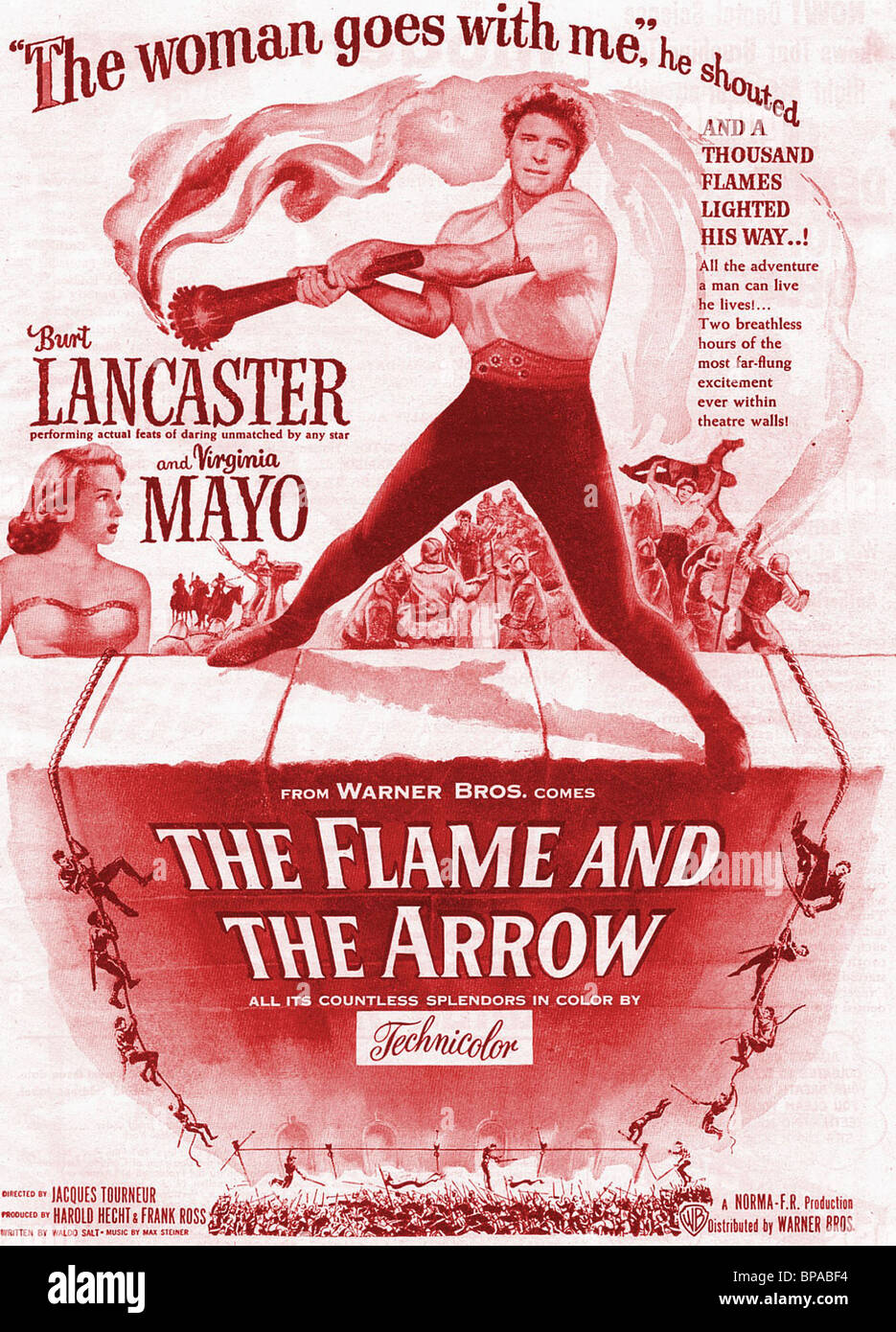 Burt lancaster flame arrow 1950 hi-res stock photography and images - Alamy