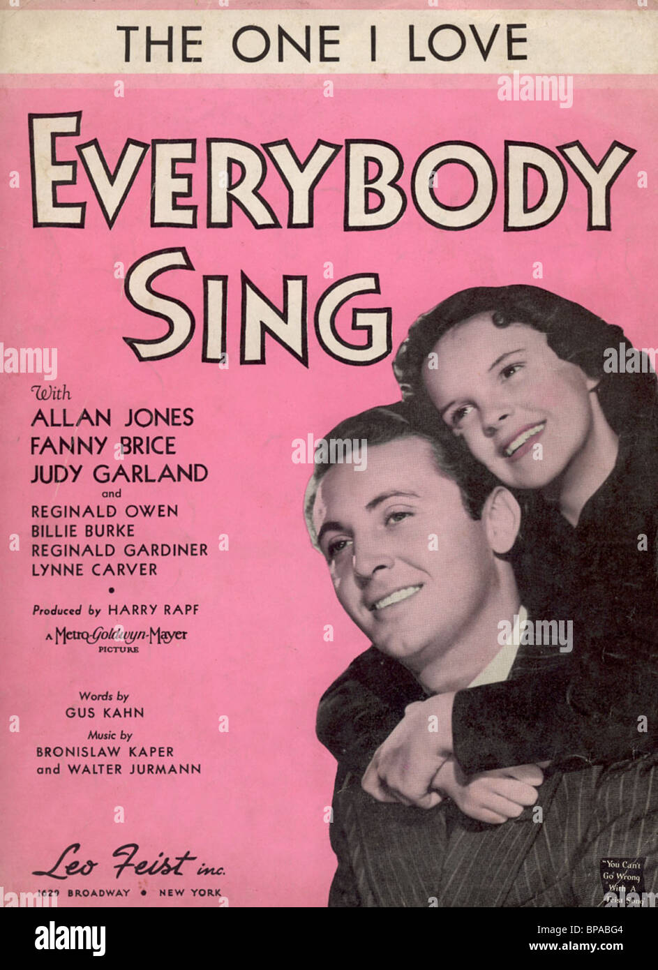 Everybody sing 1938 judy garland hi-res stock photography and images ...