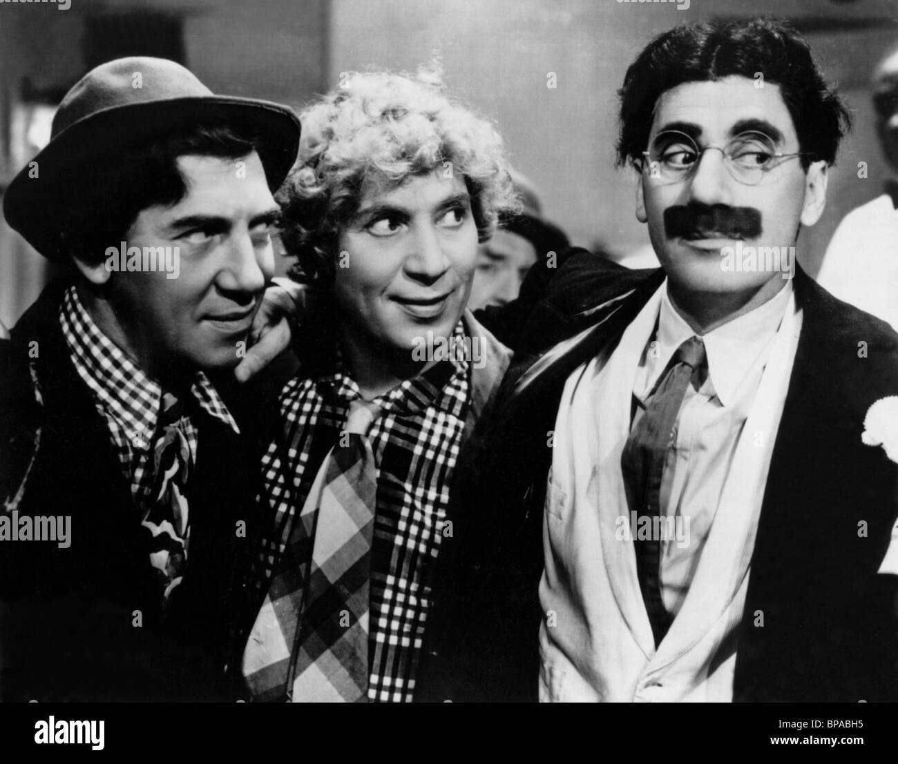 CHICO MARX, HARPO MARX, GROUCHO MARX, AT THE CIRCUS, 1939 Stock Photo ...