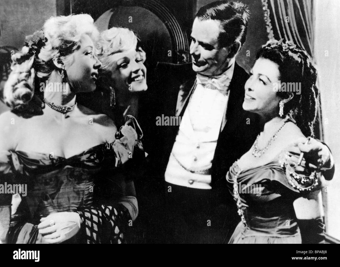 Glenn Ford Cowboy 1958 Black and White Stock Photos & Images - Alamy