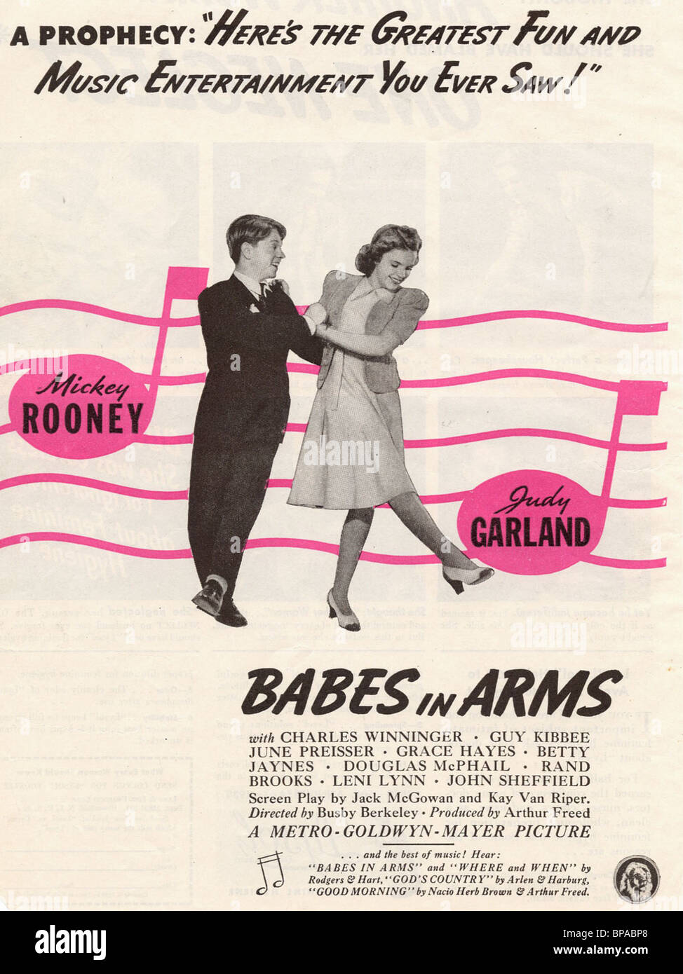 Mickey Rooney Judy Garland Babes In Arms