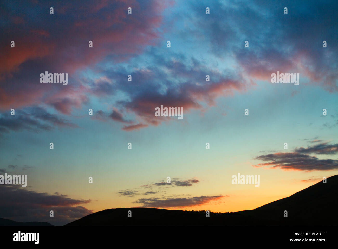 Fiery sunset lake district hi-res stock photography and images - Alamy