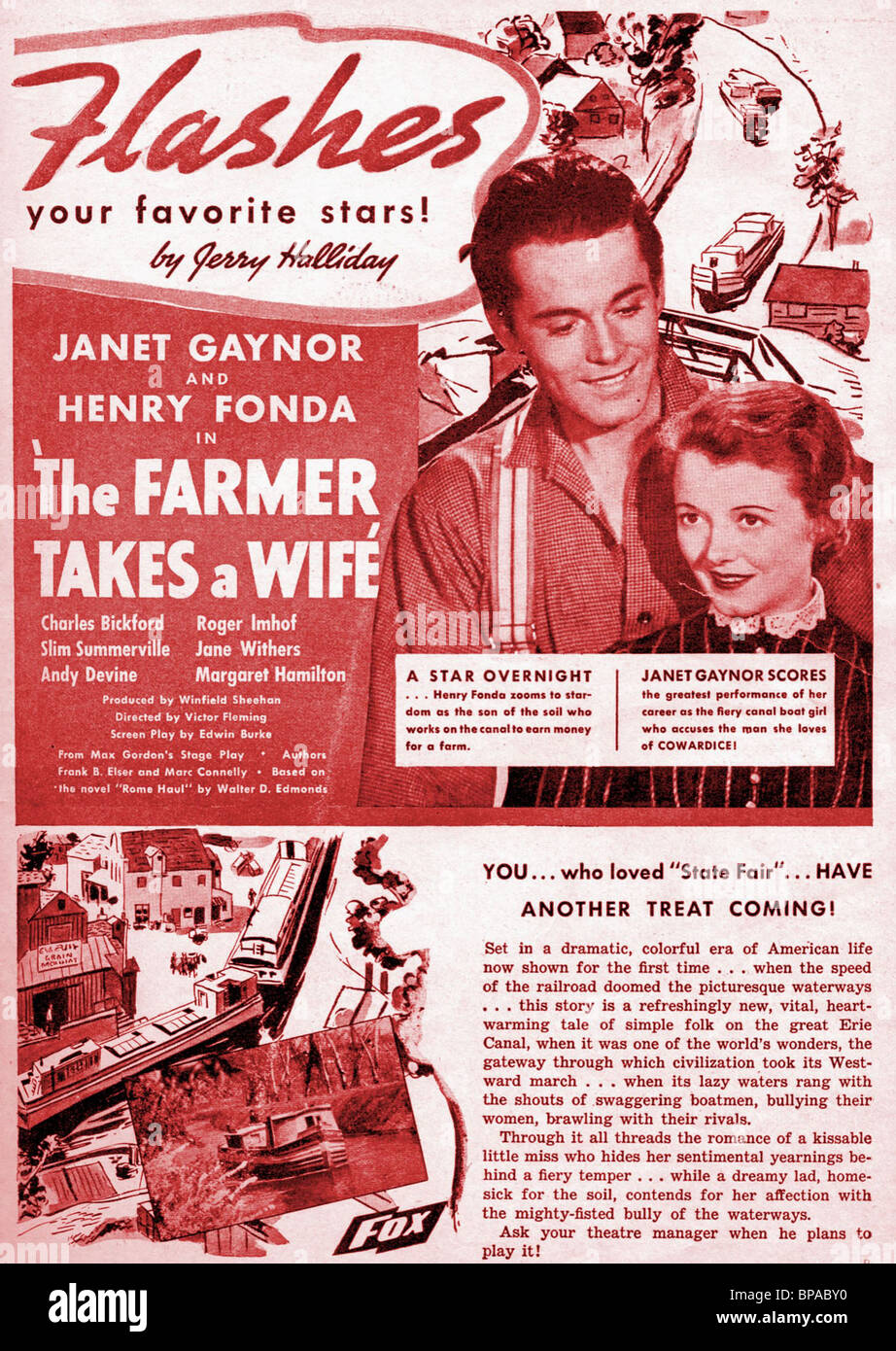 1935 film title farmer takes hi-res stock photography and images - Alamy