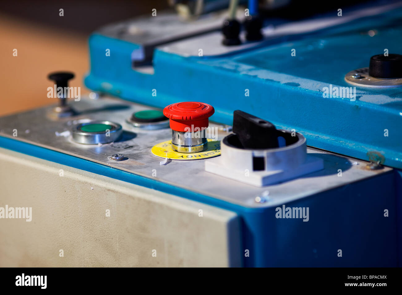 Emergency stop button drill hi-res stock photography and images - Alamy