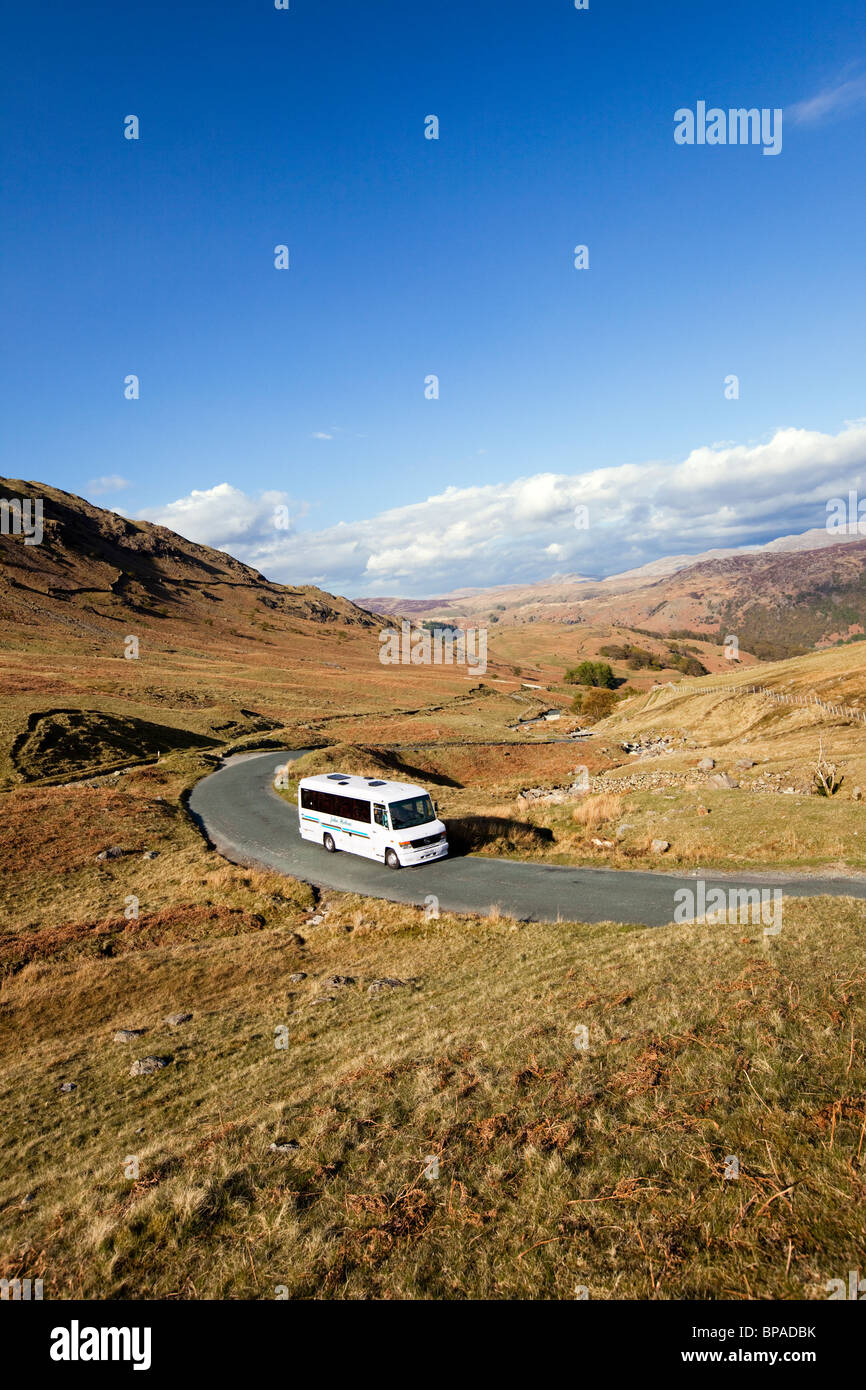 The Honister Pass, The 1 in 4 Vertical Gradient Road From Borrowdale ...