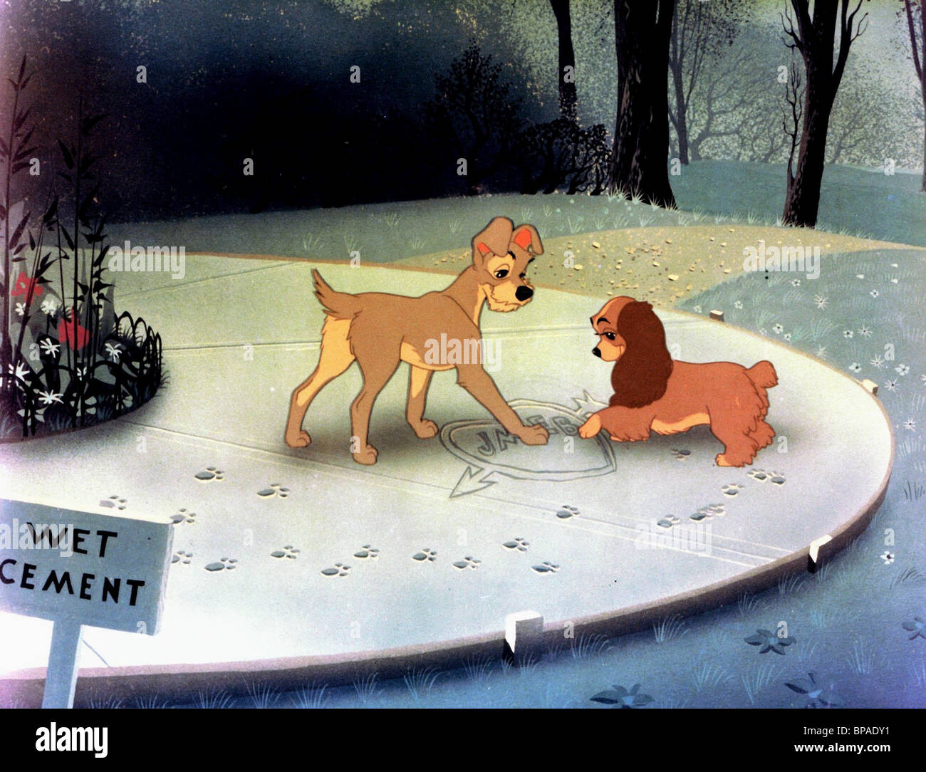 Disney Lady And The Tramp 1955 High Resolution Stock Photography and ...