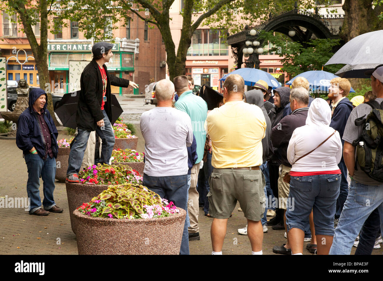 Seattle underground tour hi-res stock photography and images - Alamy