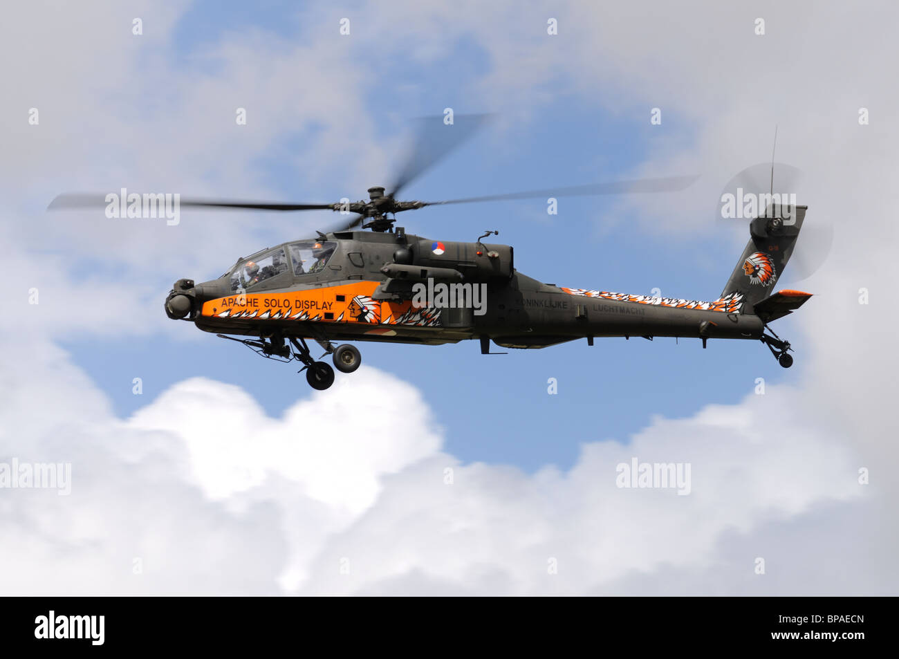 Boeing Apache AH-64D Attack Helicopter from the Royal Netherlands Air ...