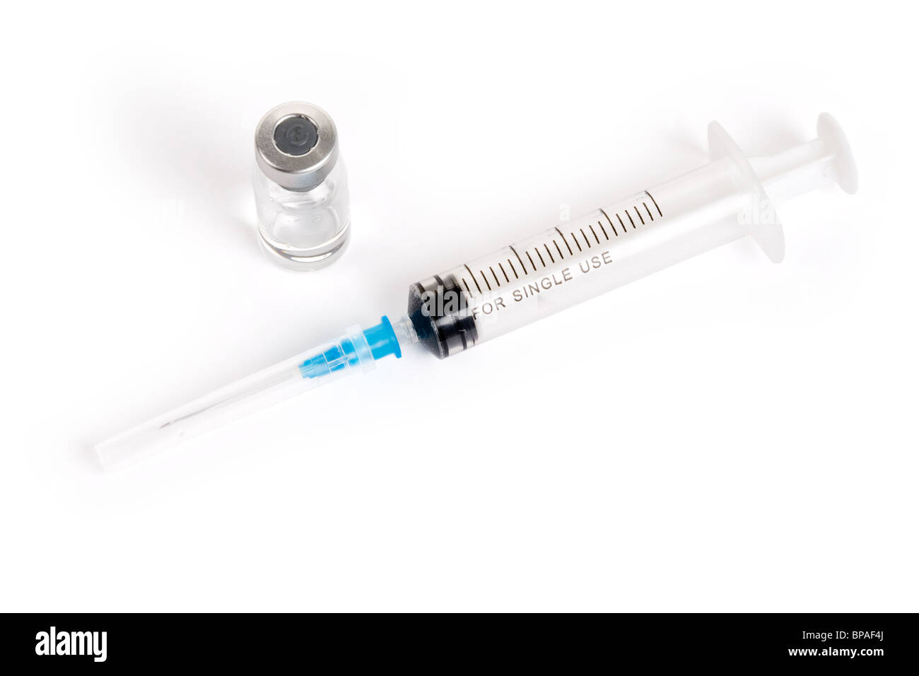 Syringe and Vaccination close up Stock Photo - Alamy