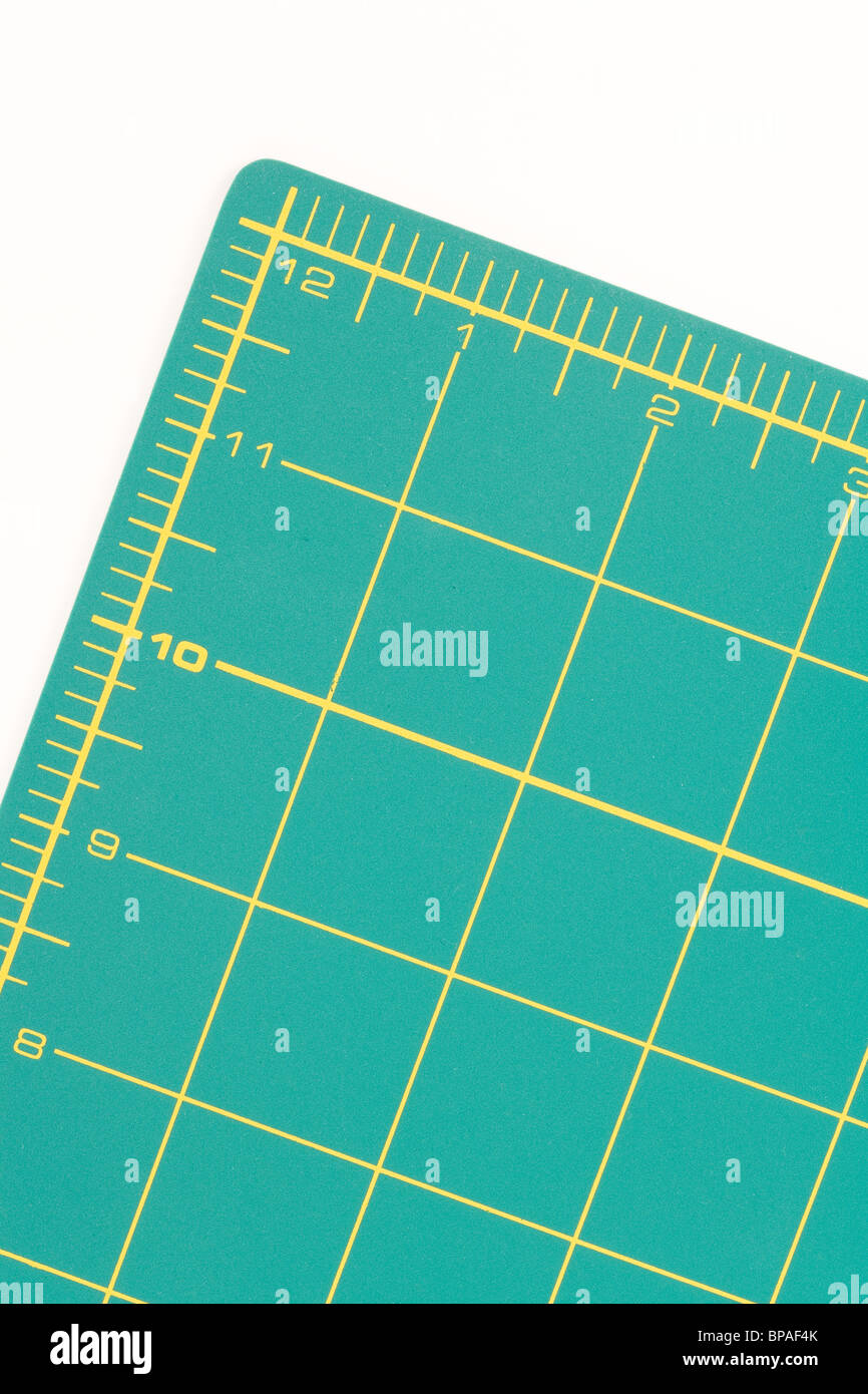 Green Cutting Mat close up Stock Photo - Alamy