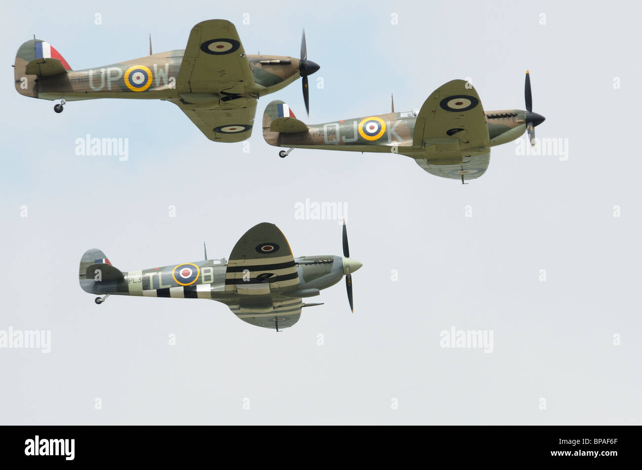 Raf hawker hurricane spitfire fighter hi-res stock photography and images - Alamy