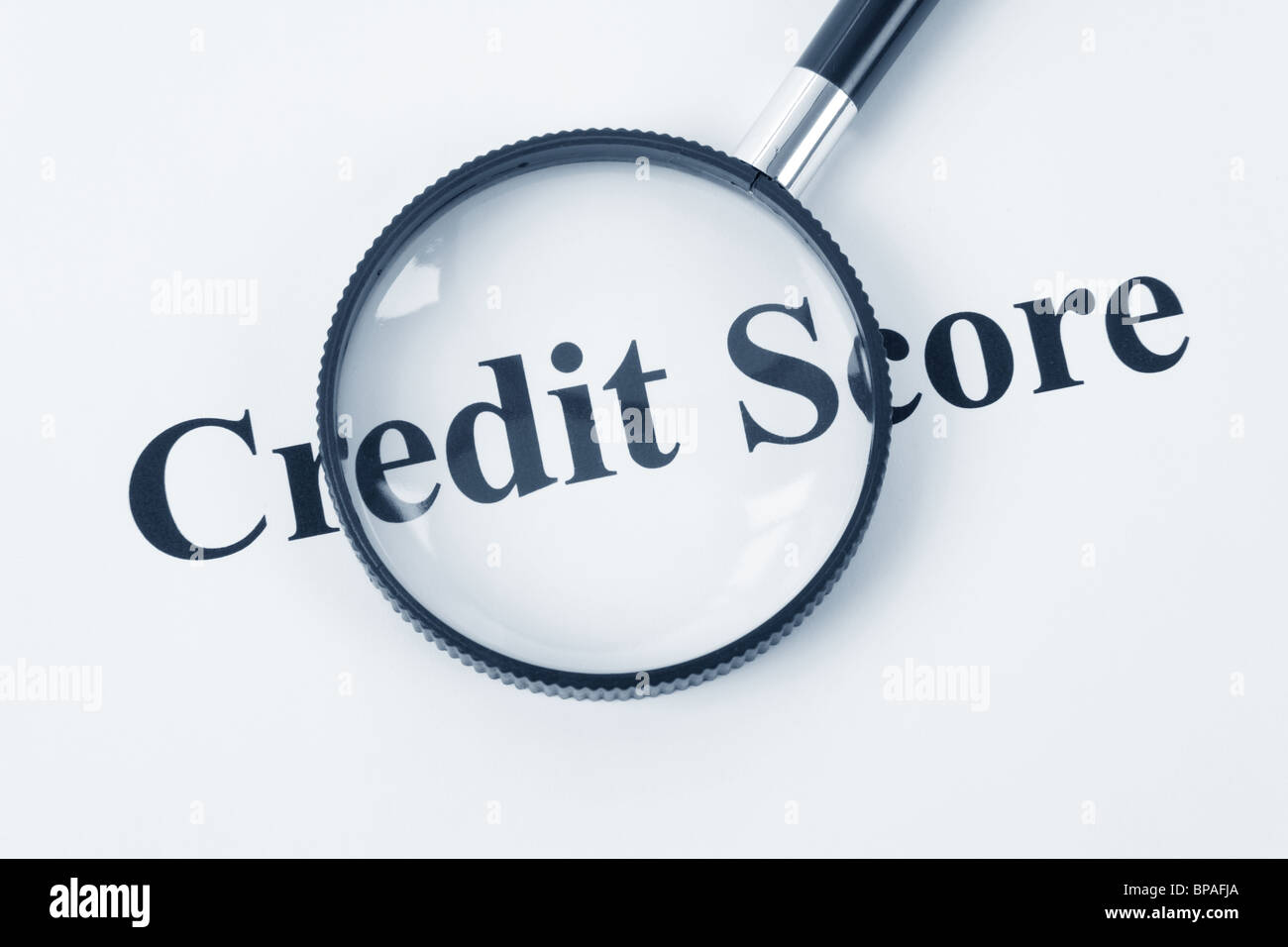 Credit report scrutiny hi-res stock photography and images - Alamy