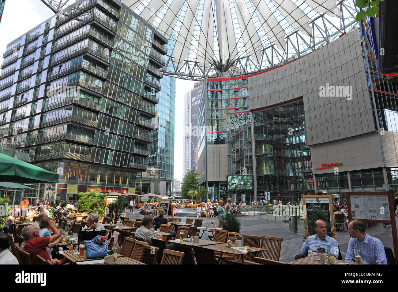 The Sony Centre Potsdamer Platz Berlin Germany Deutschland Europe Stock ...