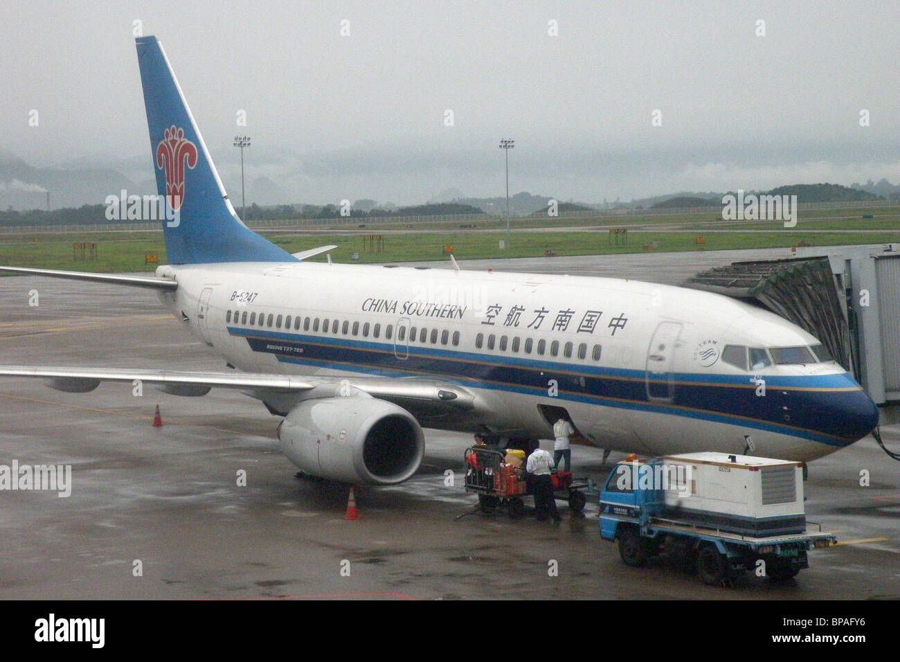 airport and fly, Guilin China Stock Photo - Alamy