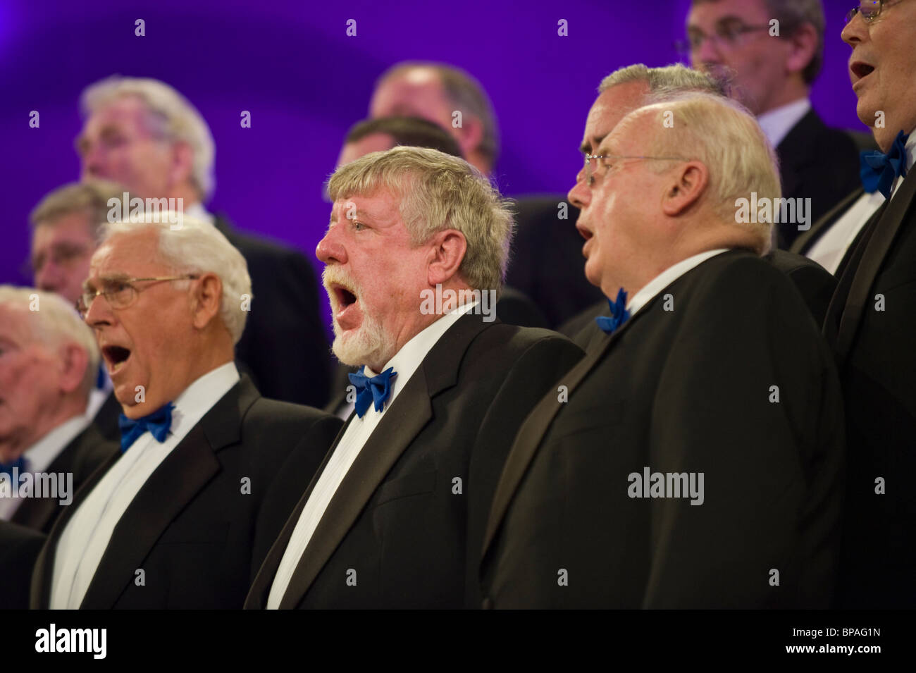 Welsh Male Voice Choir Singing High Resolution Stock Photography and ...
