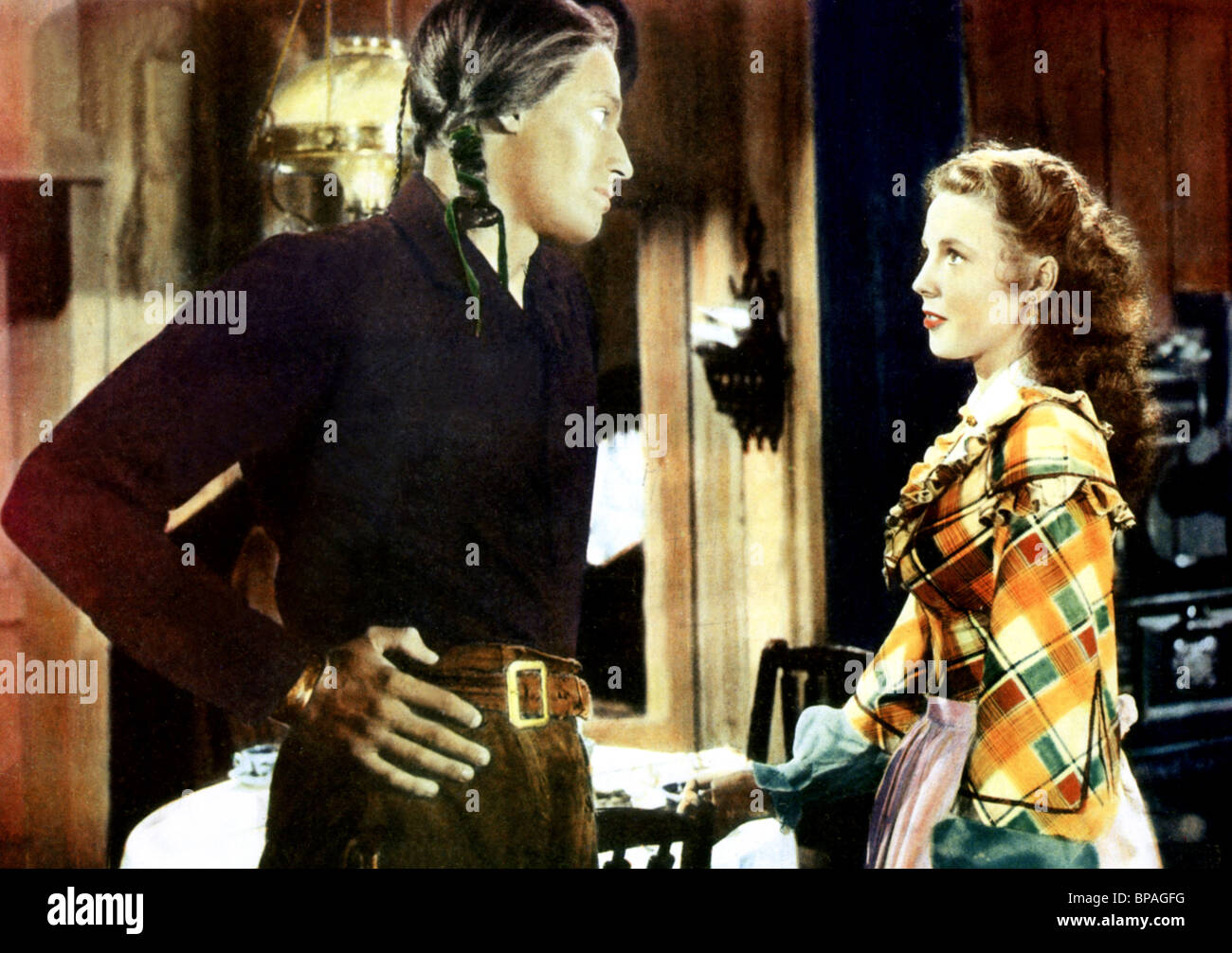 CHARLTON HESTON, SUSAN MORROW, THE SAVAGE, 1952 Stock Photo - Alamy