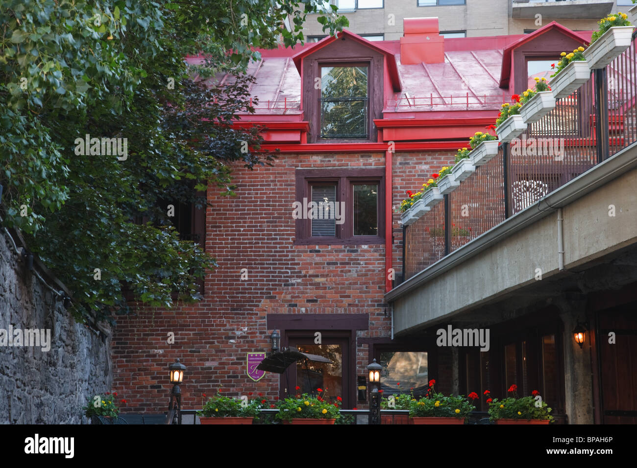 Brick balcony hi-res stock photography and images - Alamy