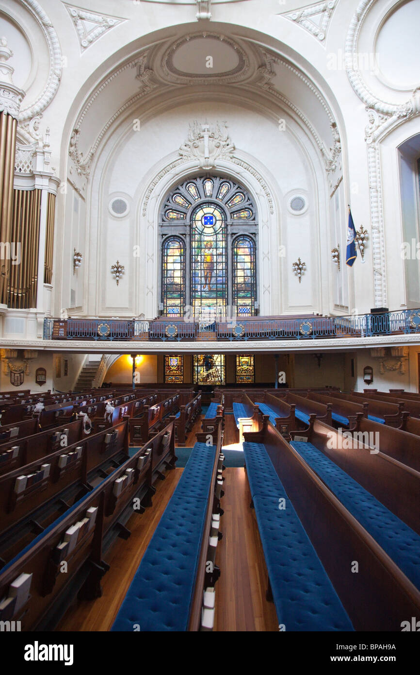 Interior of the US Naval Academy Chapel, Annapolis, Maryland, USA Stock ...