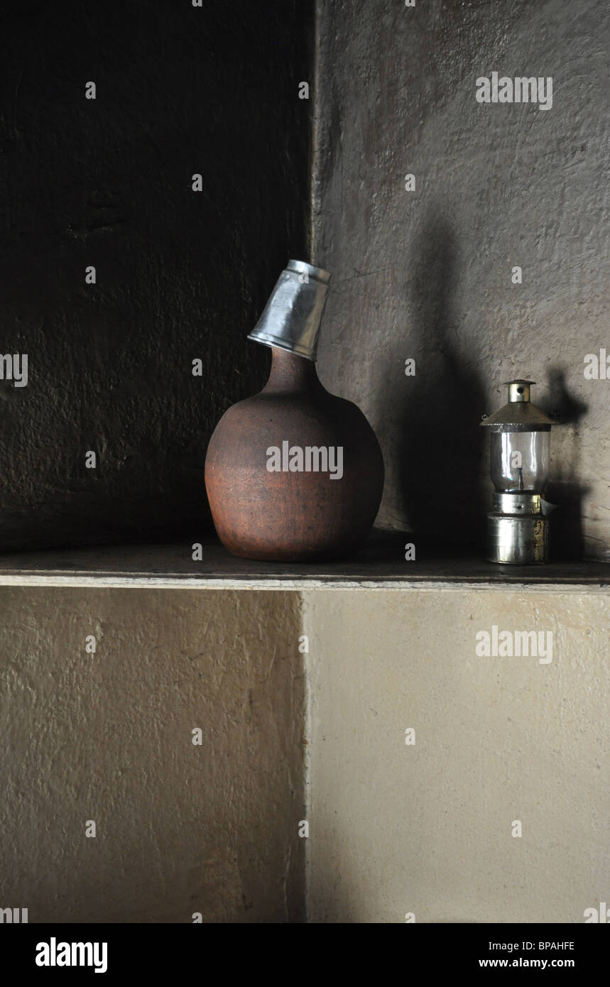 Water Jug and Lantern Stock Photo - Alamy