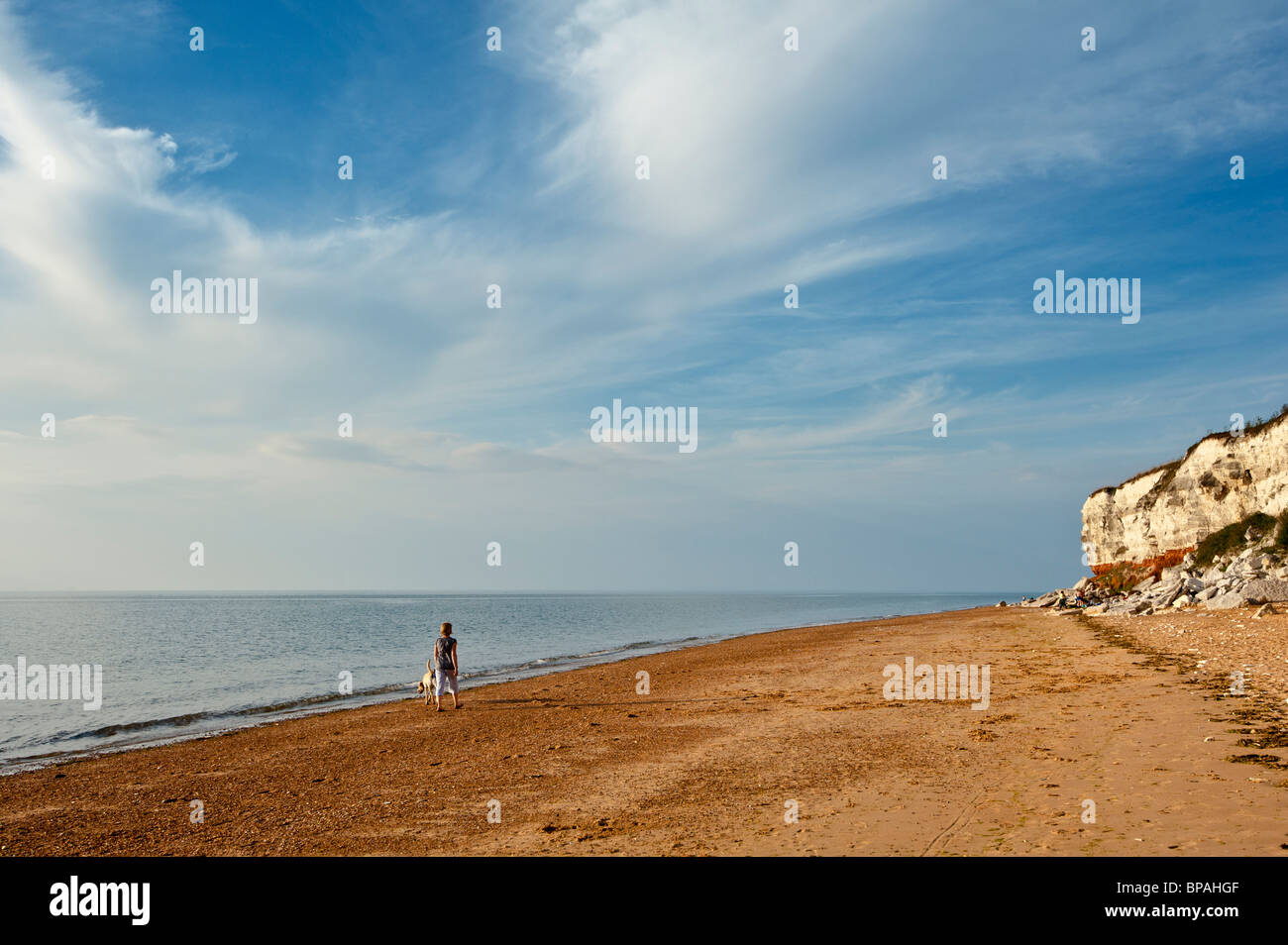 Hunstanton Beach in Norfolk Stock Photo - Alamy
