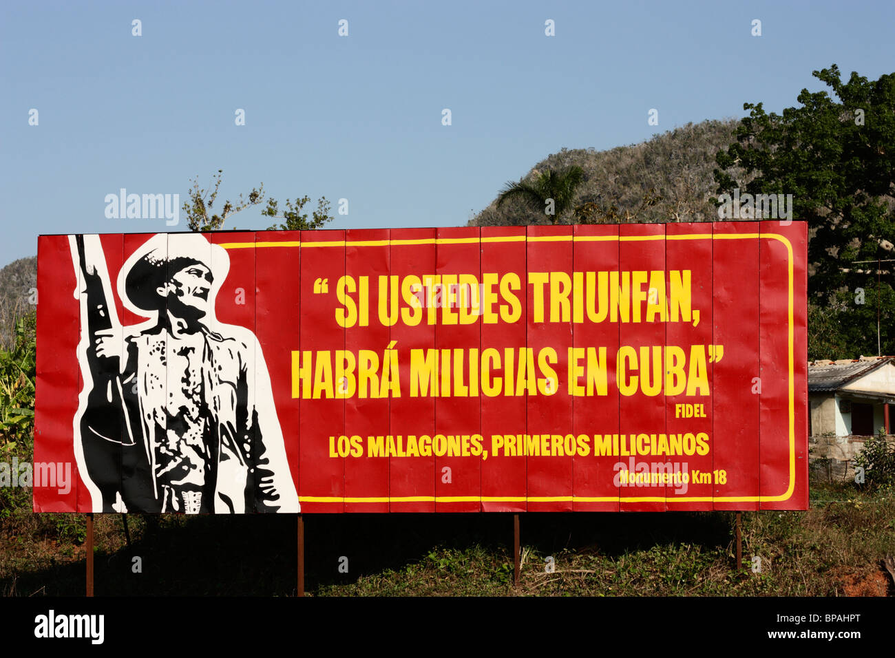 Communist Slogan Cuba High Resolution Stock Photography and Images - Alamy