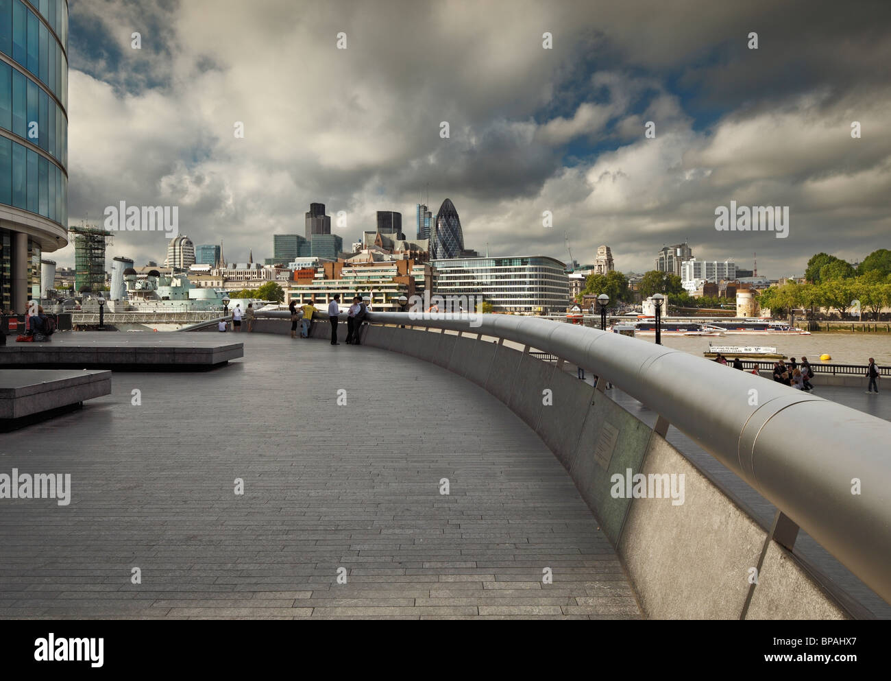 London Skyline at More London Riverside Stock Photo - Alamy