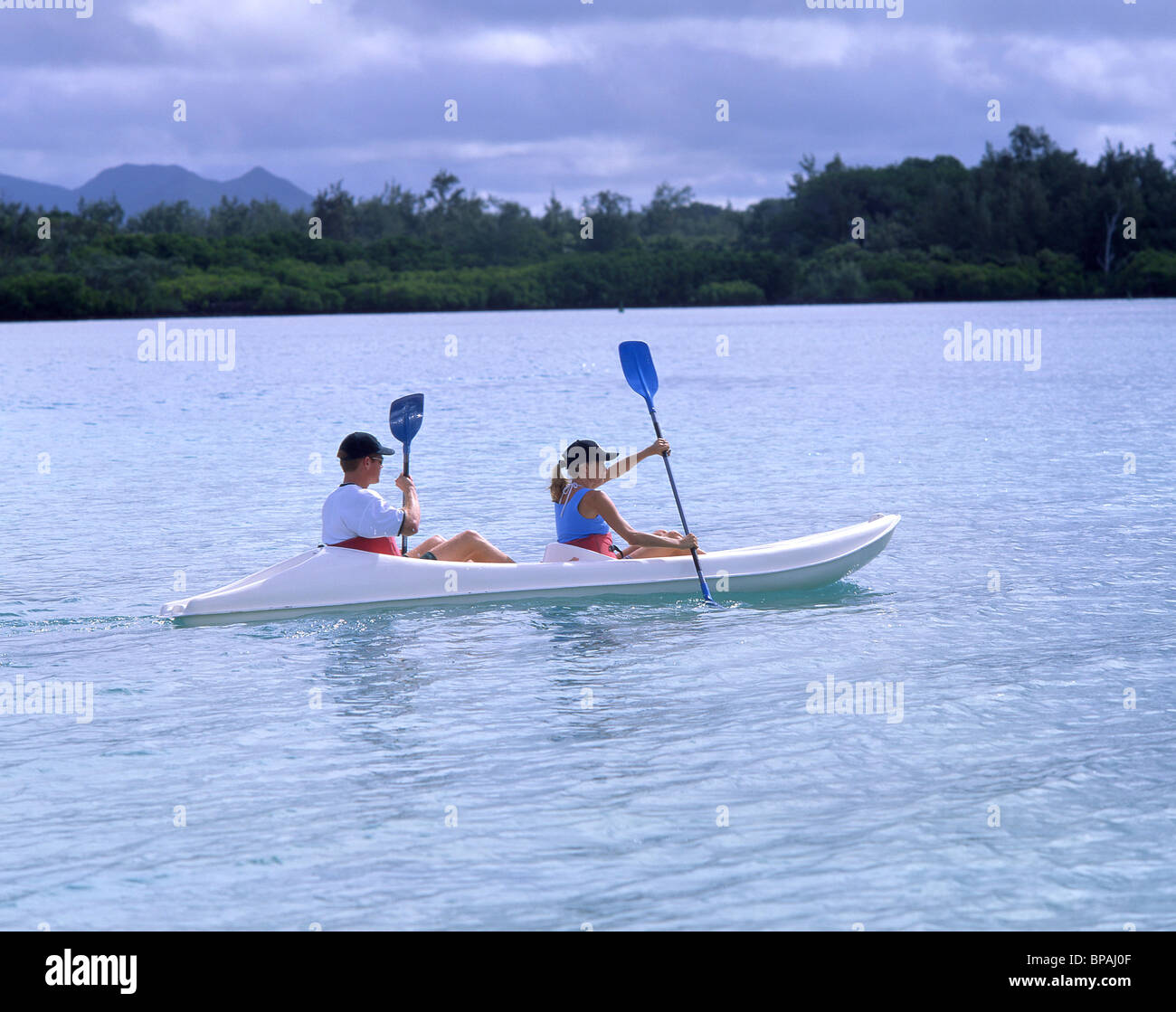 Mauritius ocean kayaking hi-res stock photography and images - Alamy
