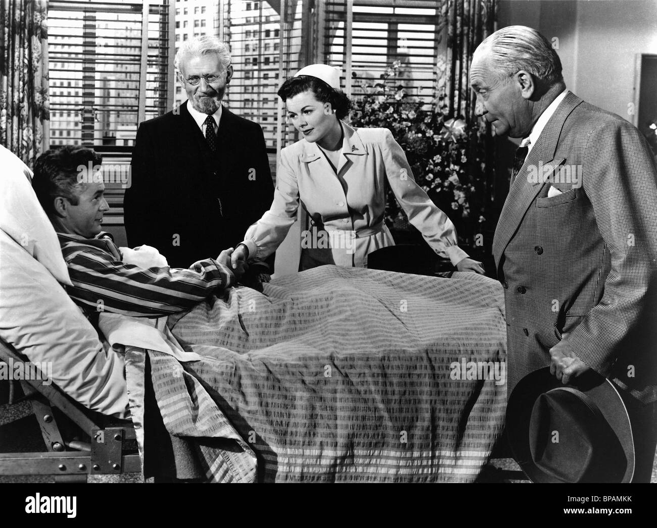 LARRY PARKS, LUDWIG DONATH, BARBARA HALE, WILLIAM DEMAREST, JOLSON ...