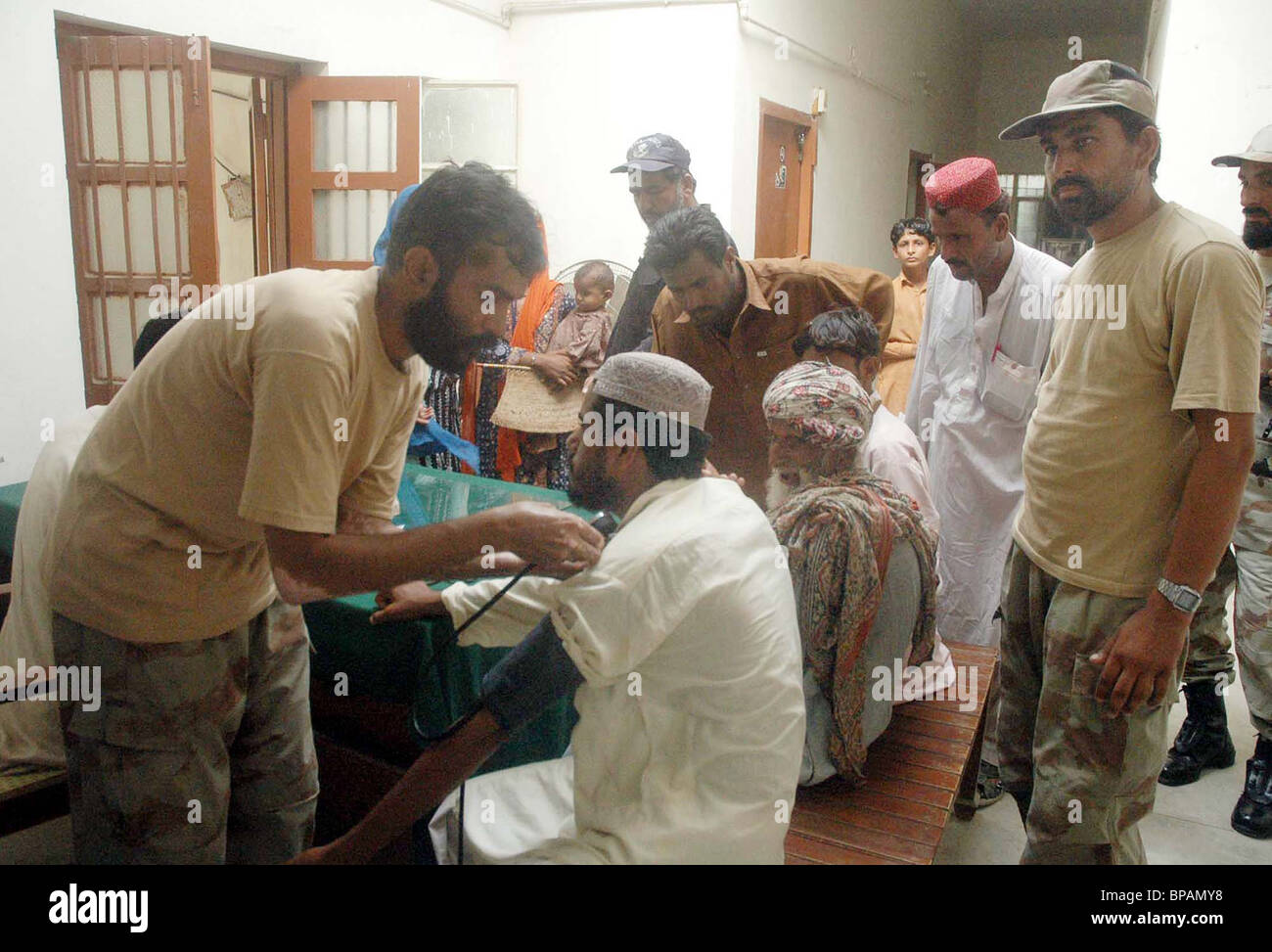 Relief camp established by army hi-res stock photography and images - Alamy