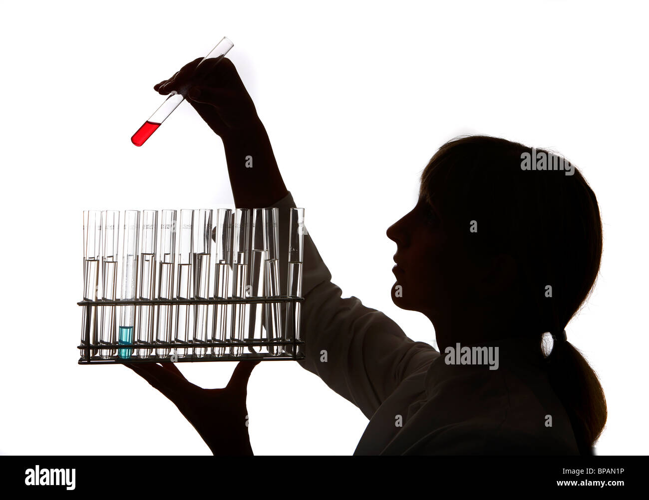 Researcher working in laboratory research Cut Out Stock Images ...
