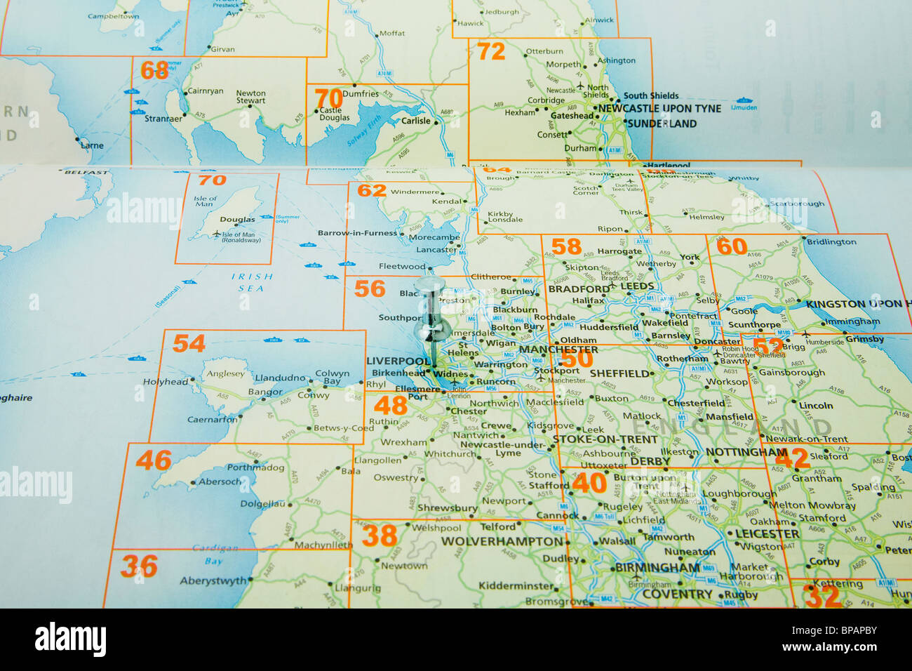 Map Of Liverpool Stock Photos & Map Of Liverpool Stock Images - Alamy