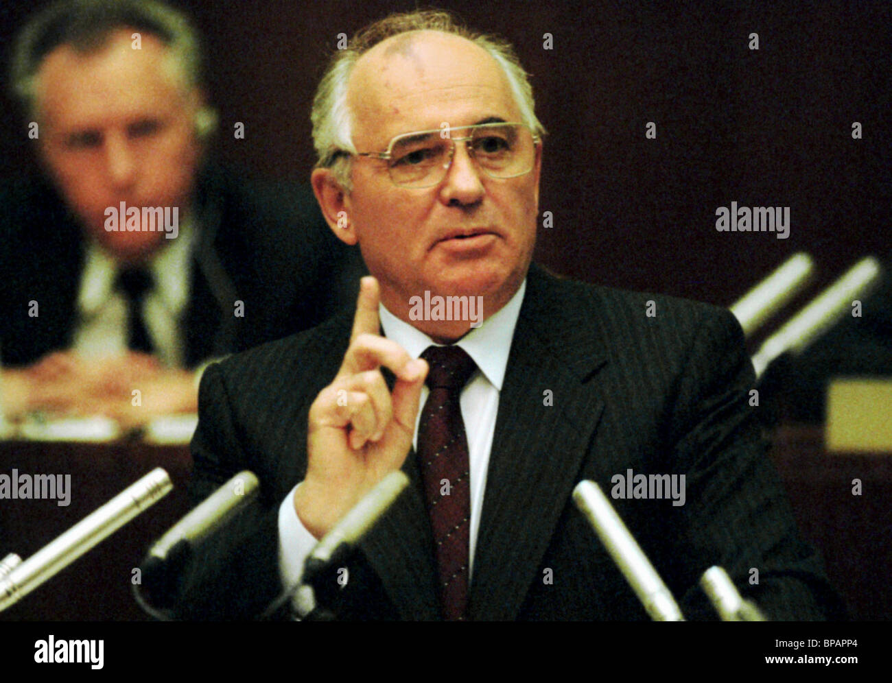 President Of Ussr Mikhail Gorbachev High Resolution Stock Photography ...