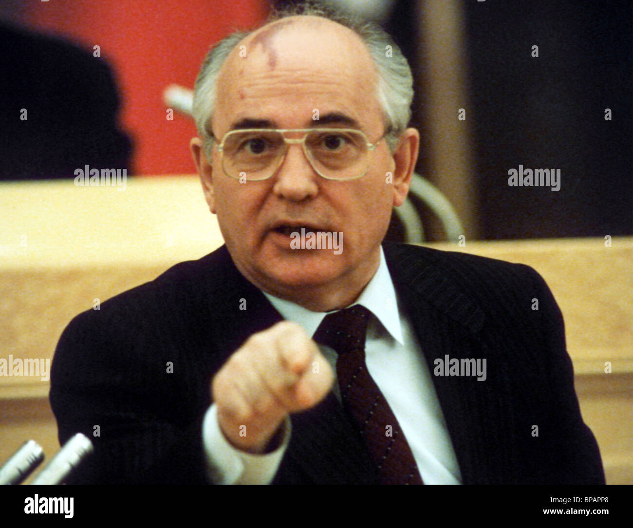 President Of Ussr Mikhail Gorbachev High Resolution Stock Photography ...