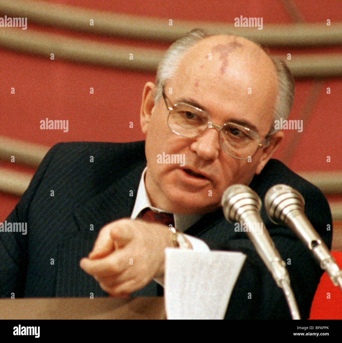 President Of Ussr Mikhail Gorbachev High Resolution Stock Photography ...