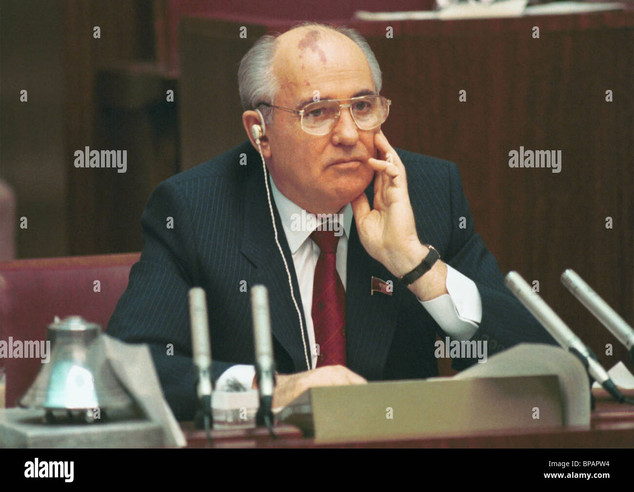 President Of Ussr Mikhail Gorbachev High Resolution Stock Photography ...