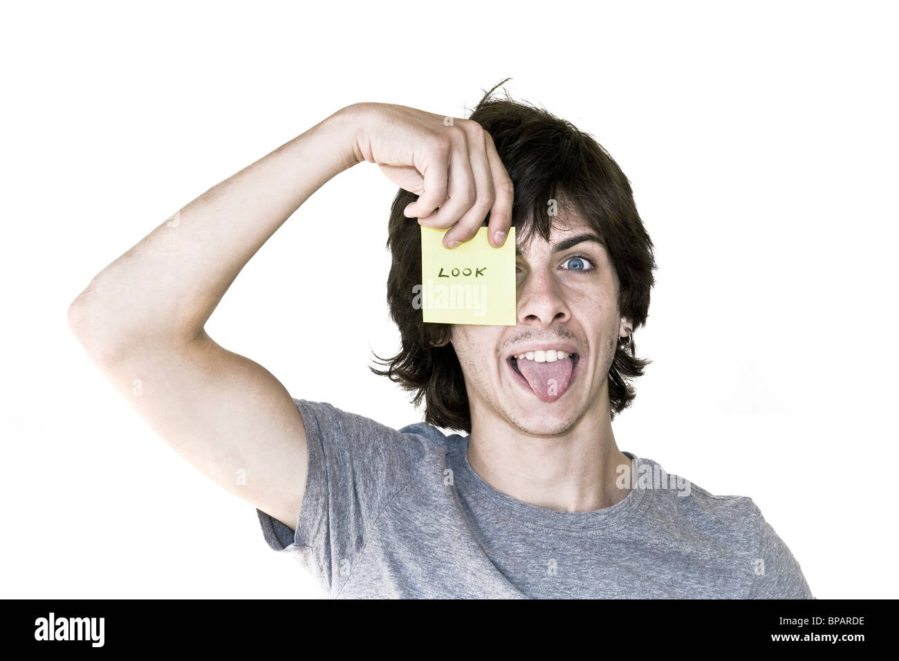 young people, message, look Stock Photo - Alamy