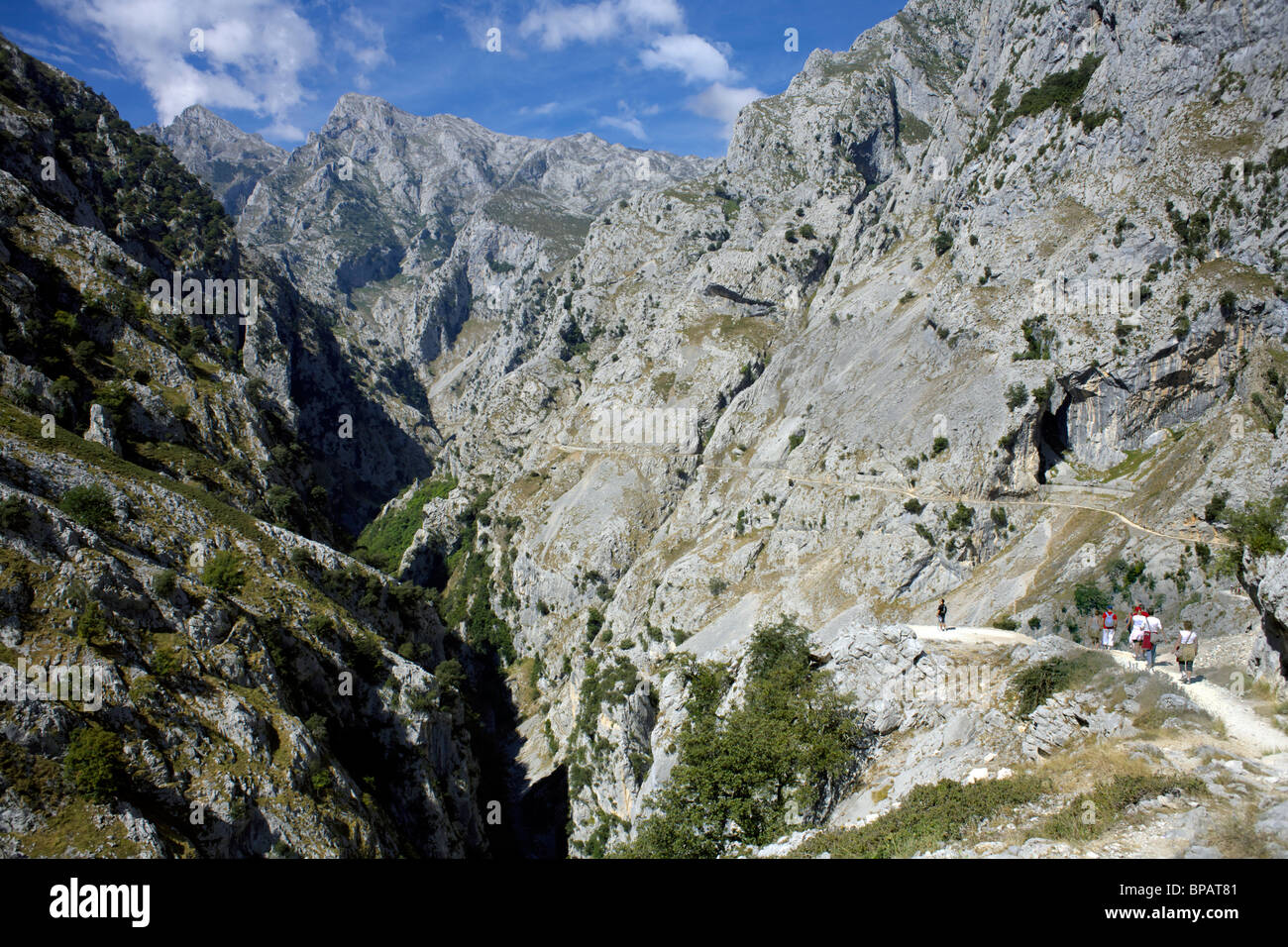 Cares Gorge, Picos de Europa, Spain, Desfiladero del Rio Cares, rock ...