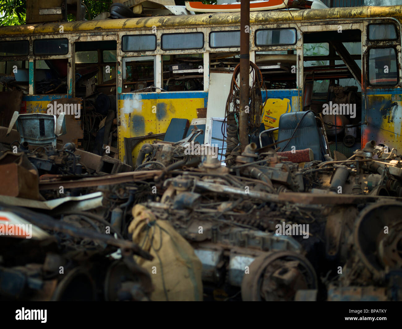 Bus yard hi-res stock photography and images - Alamy
