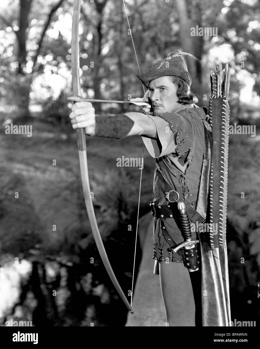ERROL FLYNN THE ADVENTURES OF ROBIN HOOD (1938 Stock Photo - Alamy