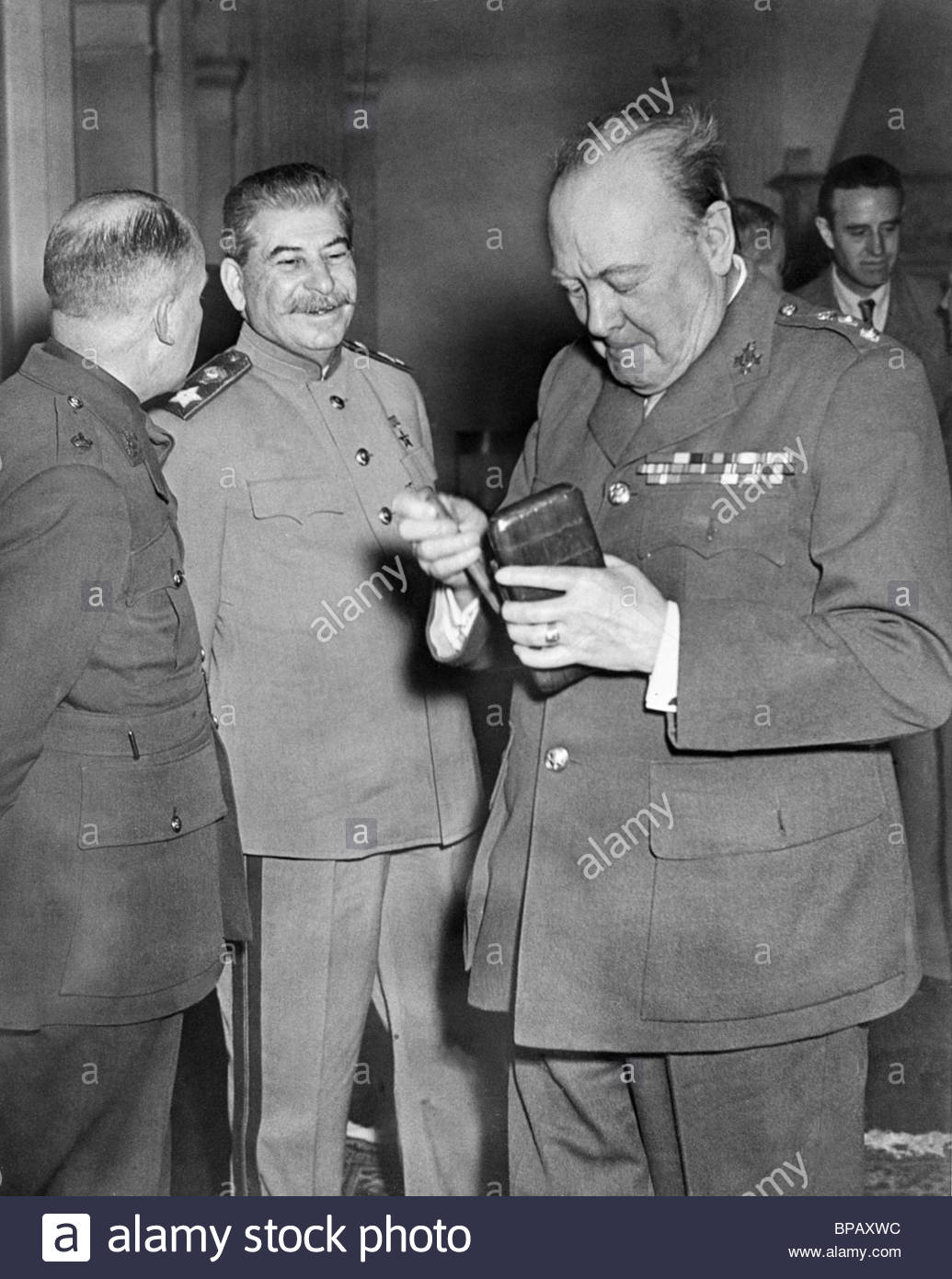 Yalta Conference 1945 Winston Churchill Stock Photos & Yalta Conference ...