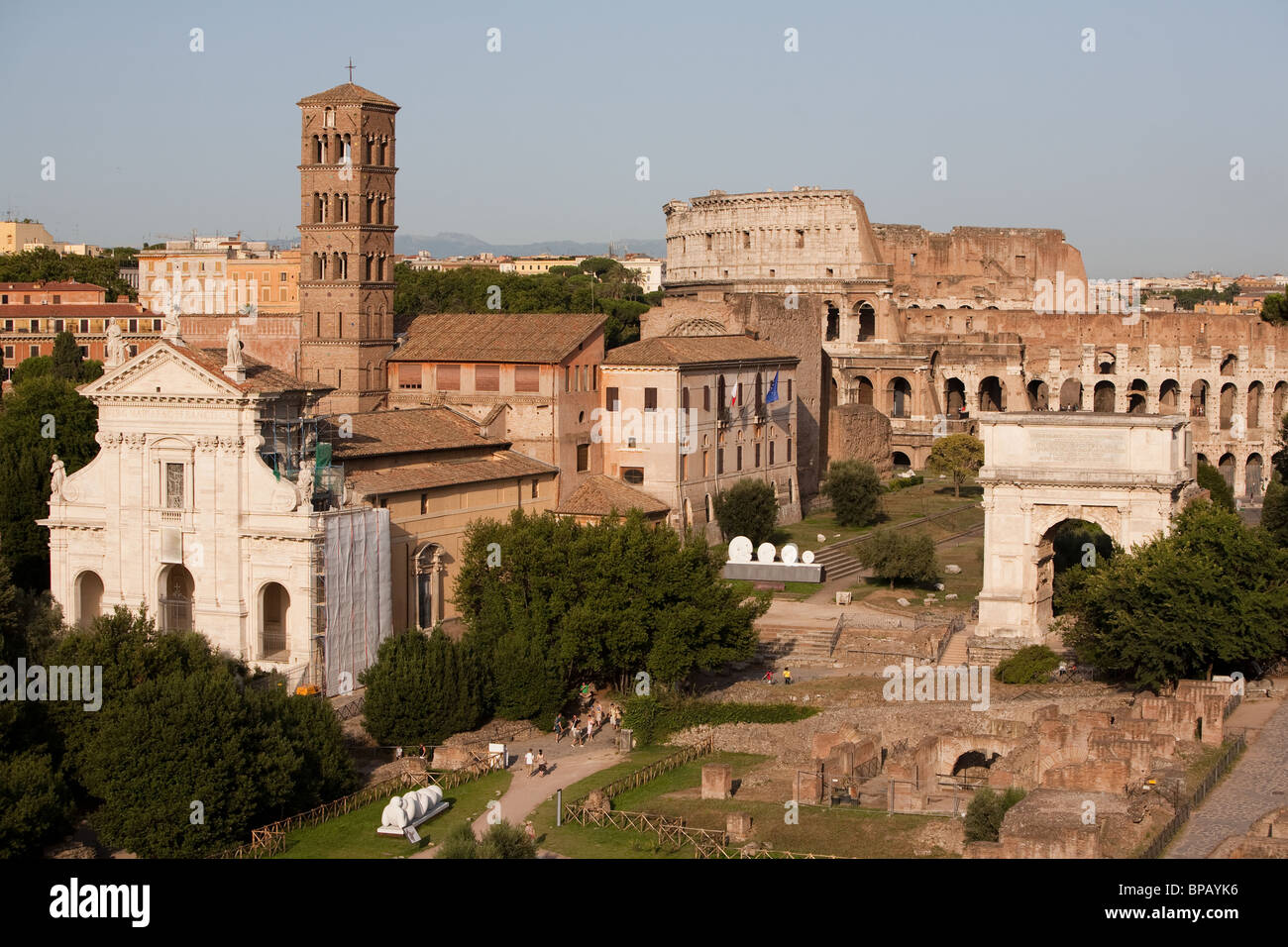 COLISEUM COMPLEX IN ROME Stock Photo - Alamy