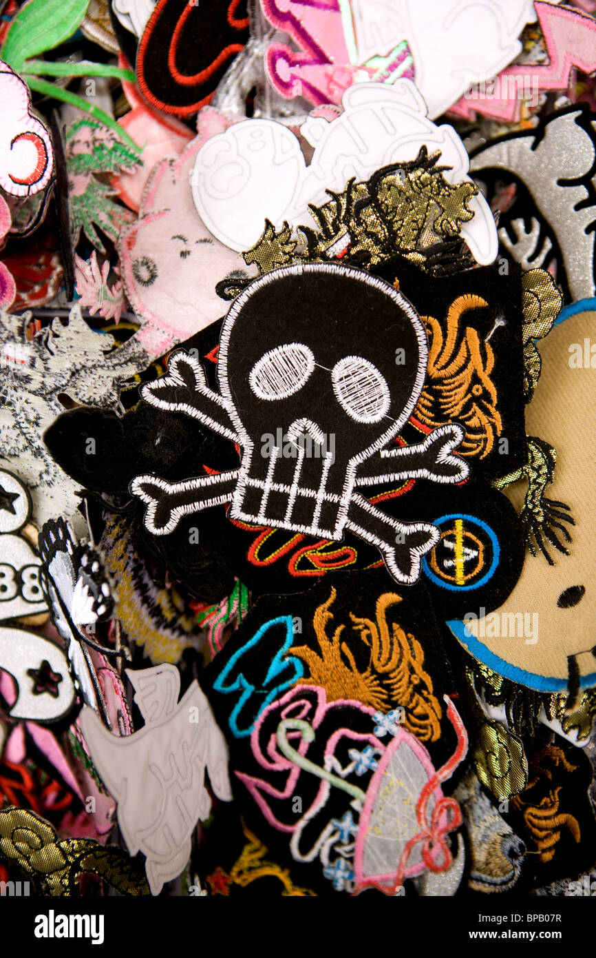 Skull patches for clothing hi-res stock photography and images - Alamy