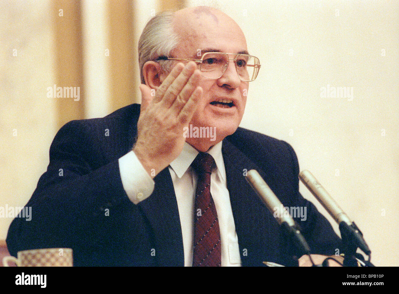 President Of Ussr Mikhail Gorbachev High Resolution Stock Photography ...