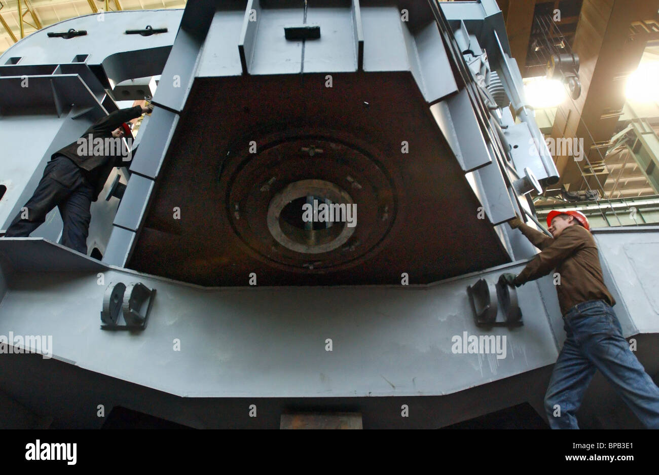 Electric Arc Steel Melting Furnace High Resolution Stock Photography ...