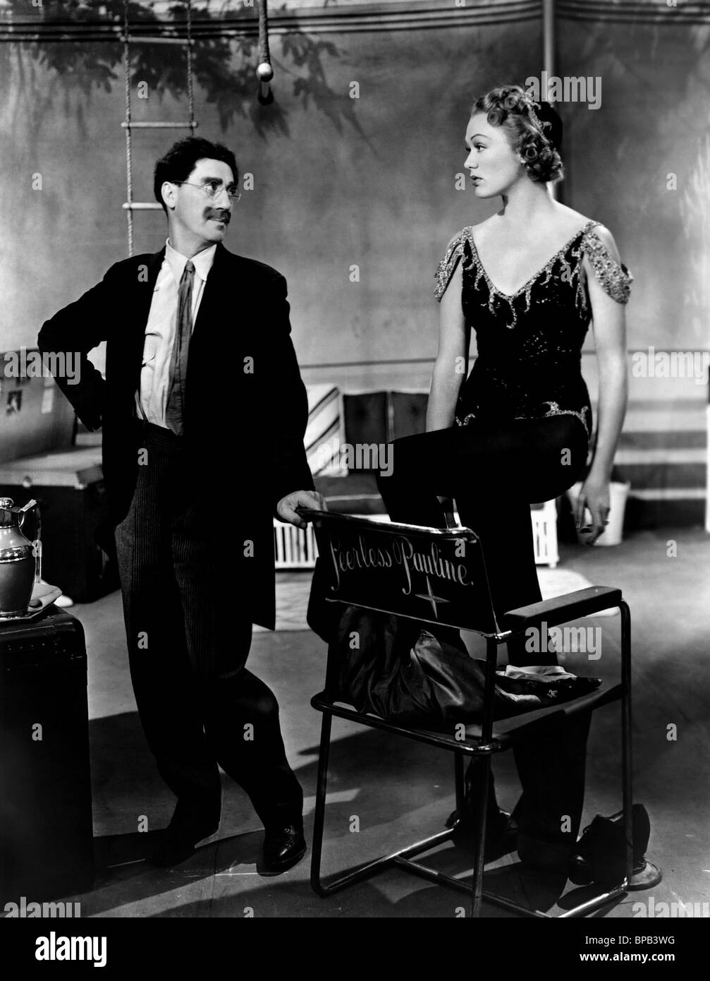 GROUCHO MARX, EVE ARDEN, AT THE CIRCUS, 1939 Stock Photo - Alamy