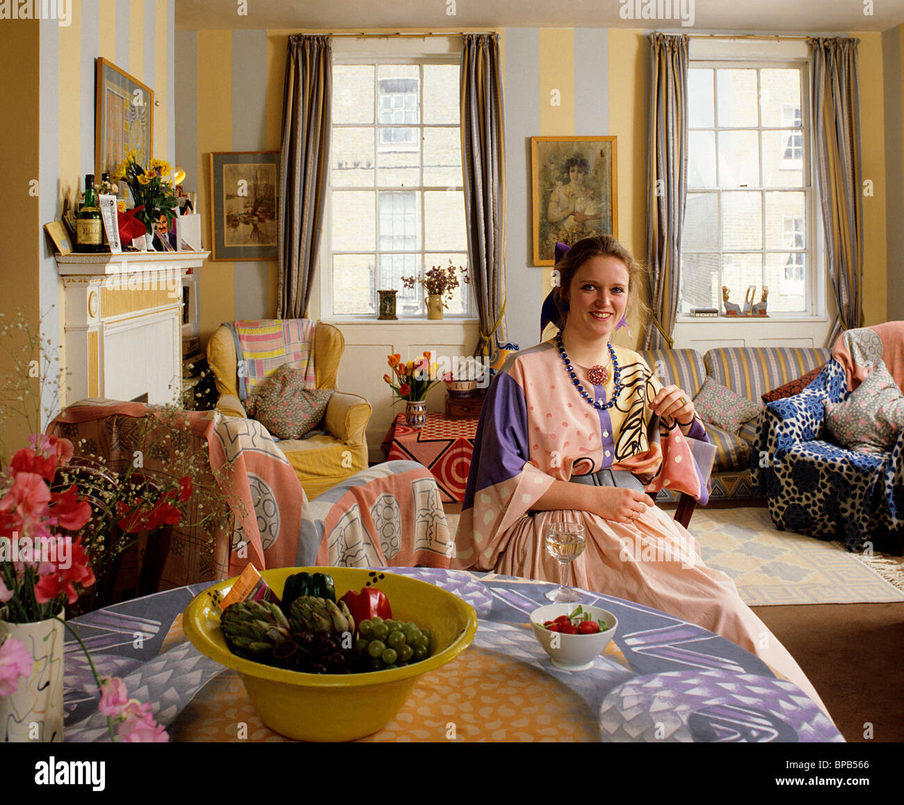 Cressida Bell at home in London Stock Photo - Alamy